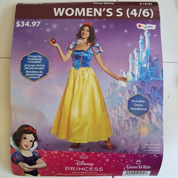 Disney | Other | Disney Princess Classic Snow White Costume Dress Blue ...